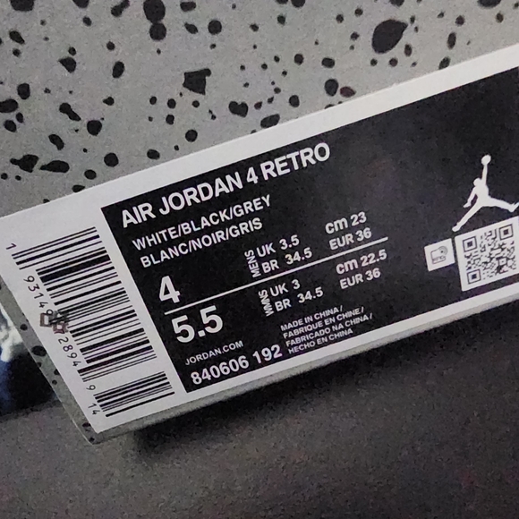 Jordan | Shoes | Air Jordan Retro 4s Og Cement White | Poshmark